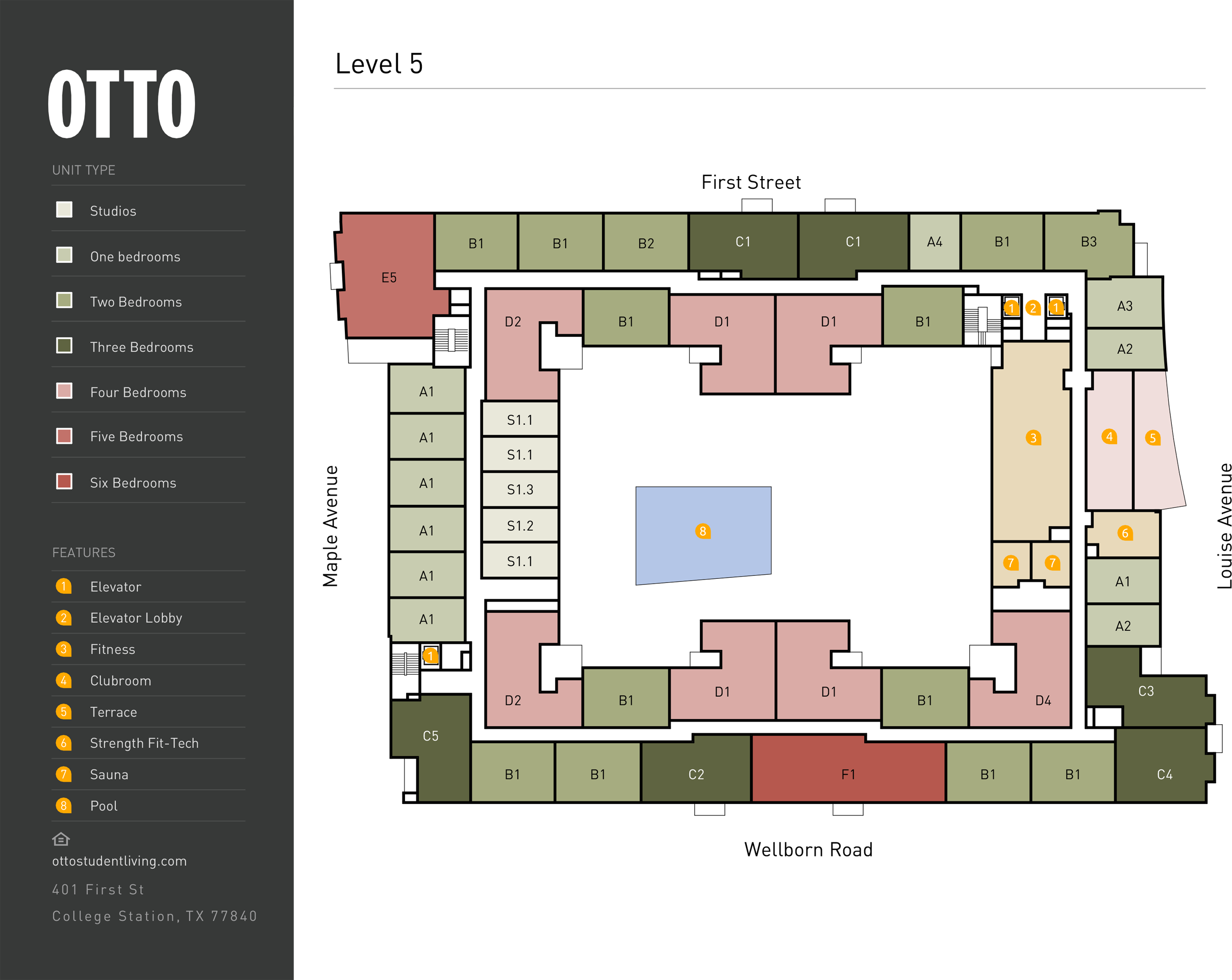 Explore Floorplans Near TAMU Campus | Otto Northgate