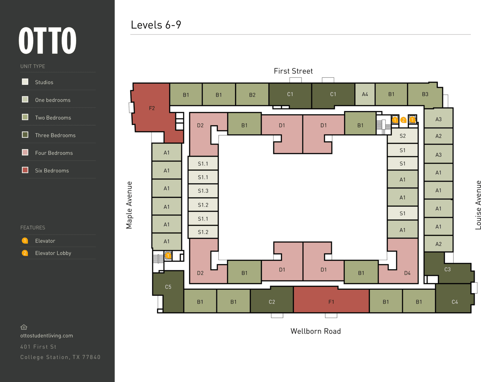 Explore Floorplans Near TAMU Campus | Otto Northgate